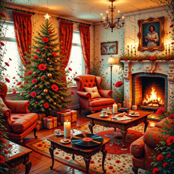 DjM_ | Christmas living room [FLUX] | Tensor.Art | Tensor.Art