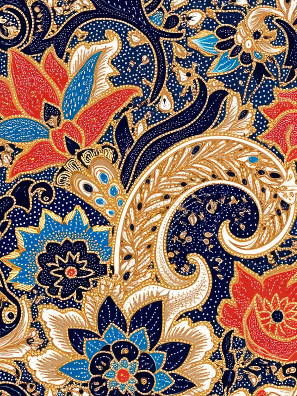 Timeless Elegance Batik Heritage Patterns - Colors of Tradition | FLUX ...