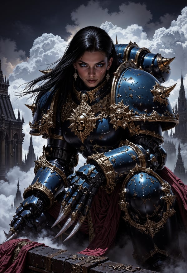 The Space Marines Warhammer 40K FLUX - Night Lords | image created by ...
