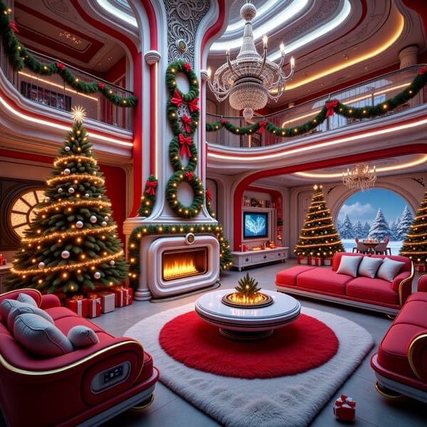 Future Christmas House- ABM - Flux | FLUX - LORA | Tensor.Art