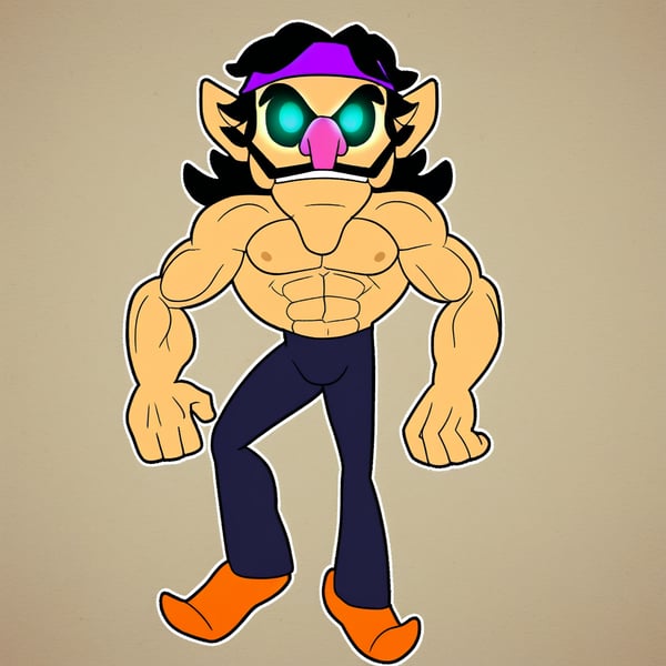 [PonyXL] Rejection Waluigi/Walurambo (SMG4)... | Tensor.Art | Tensor.Art