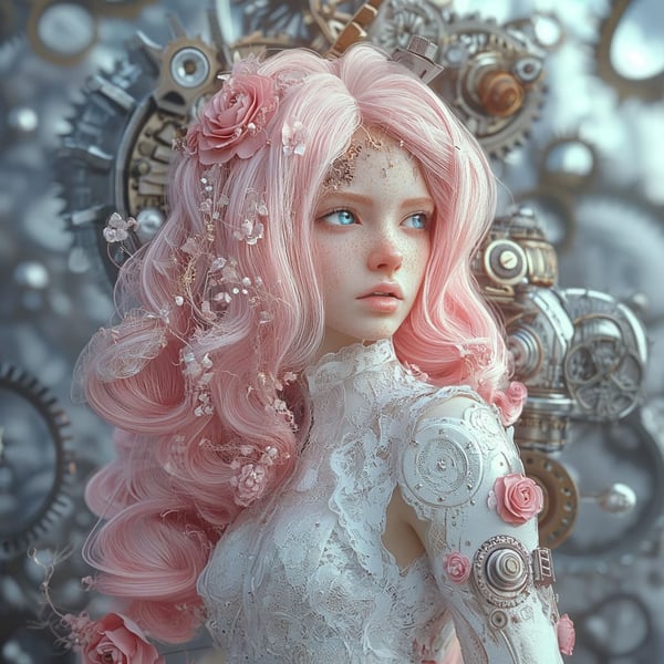Victorian Steampunk Porcelain Doll Princess... | Tensor.Art | Tensor.Art