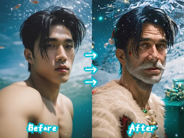 Santa Claus Makeover 「Male Version」 | Tensor.Art | Tensor.Art