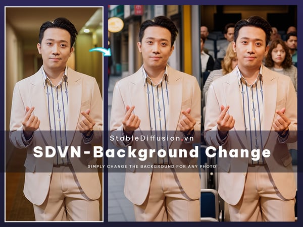 SDVN - Background Change | ComfyUI Workflow | Tensor.Art