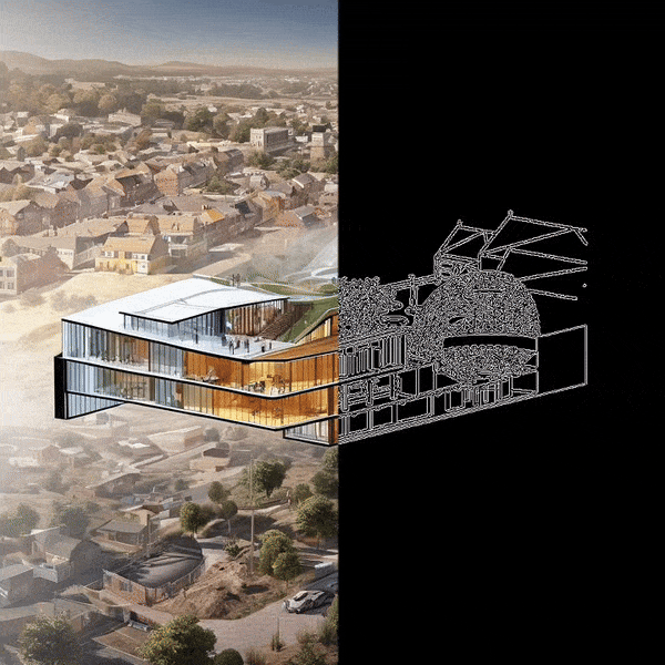 Architectural draft to rendering🏠 | Tensor.Art