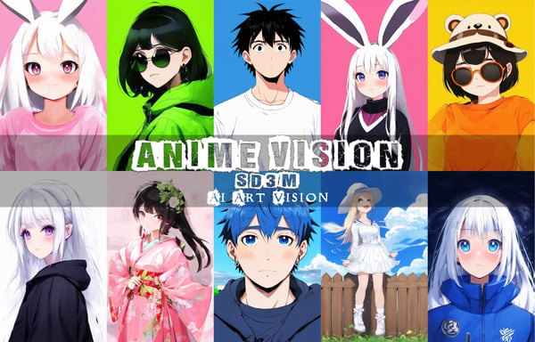 Anime Vision SD3M - Free AI Tool Online | Tensor.Art | Tensor.Art