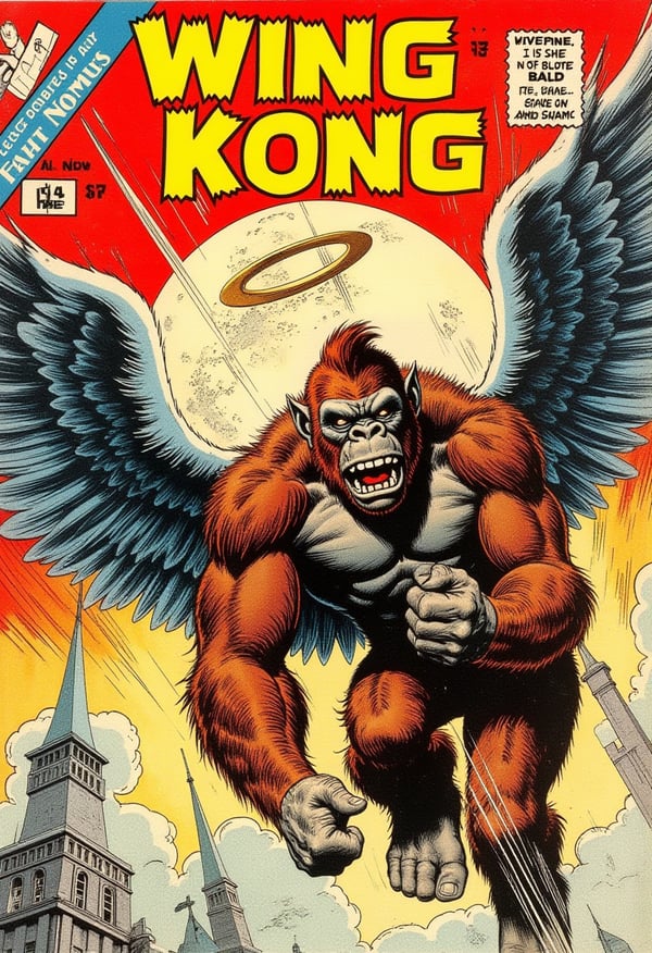 Comic book | Vintage [by Adel_AI] - Variant 1 | image created by ...