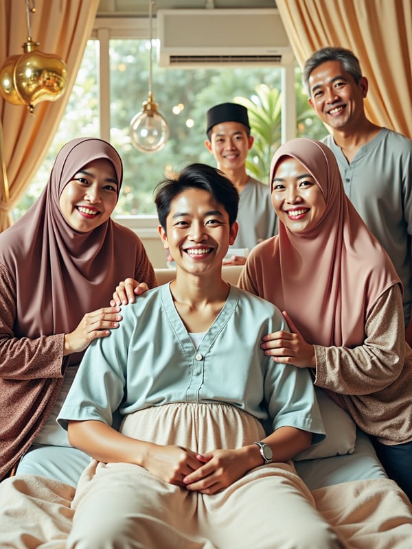 Patient with the family - patient with... | Tensor.Art | Tensor.Art