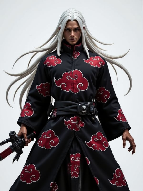 Fashion - Akatsuki Cloak/Robe | image created by abangkudat | Tensor.Art