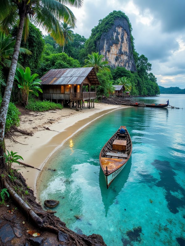 Beautiful Borneo nature island midjourney ... | Tensor.Art | Tensor.Art