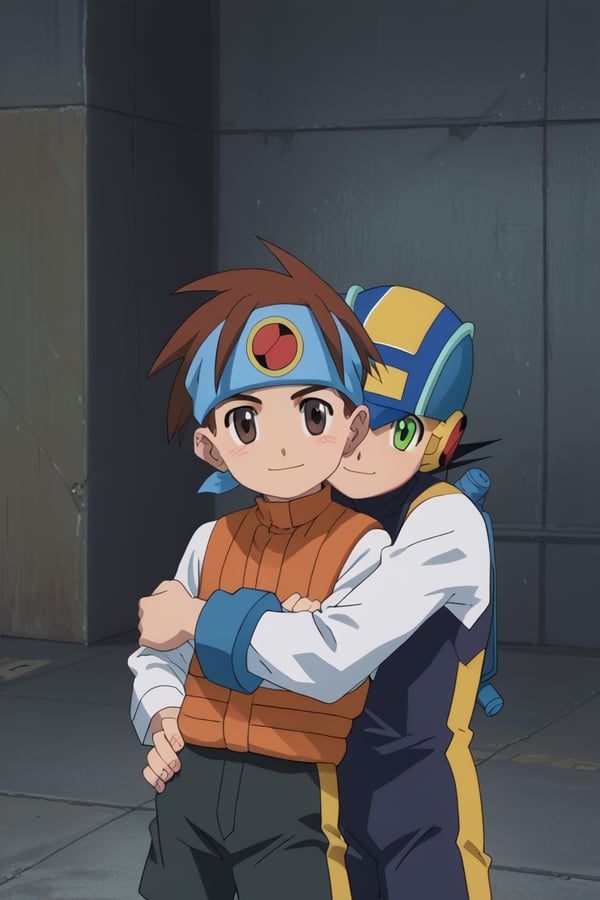 Lan Hikari & Megaman - MegaManNTWarrior[Comi... | Tensor.Art | Tensor.Art