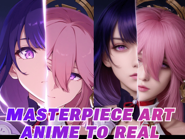 Masterpiece Art: Anime to Real - Free AI Tool | Tensor.Art | Tensor.Art