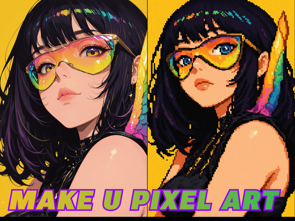 Make You Pixel Art | ComfyUI Workflow | Tensor.Art
