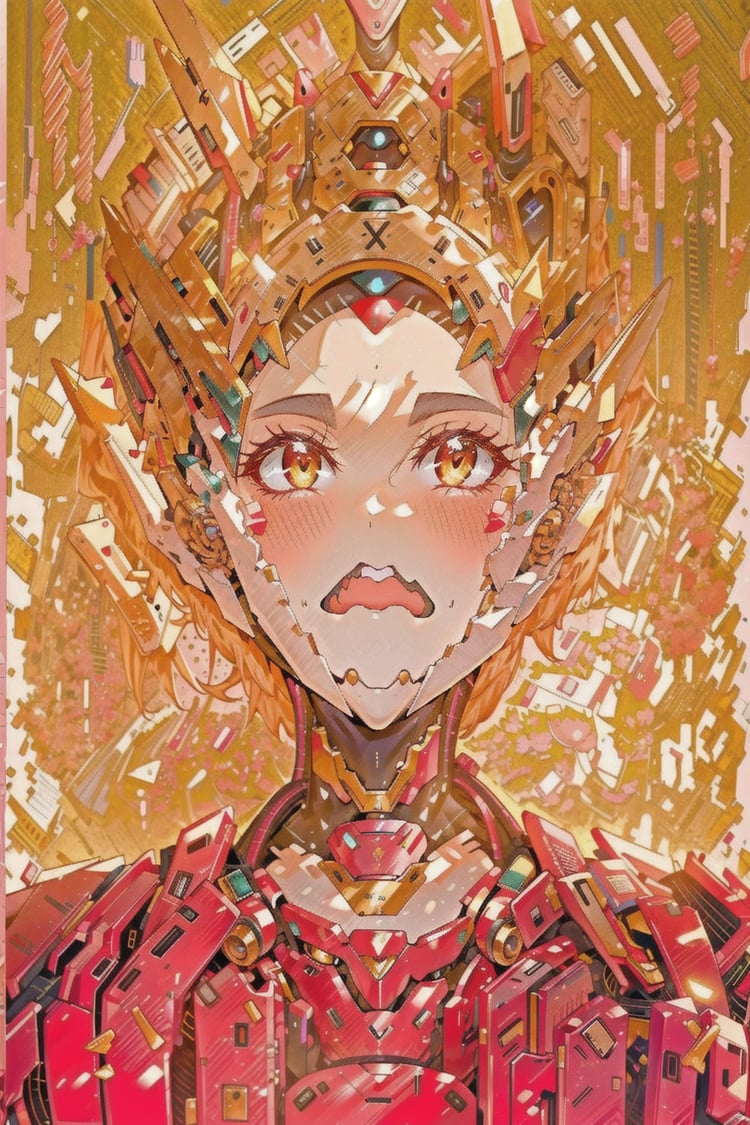 Mechanical Dragon-Horned Lady of the Anime Realm | Tensor.Art