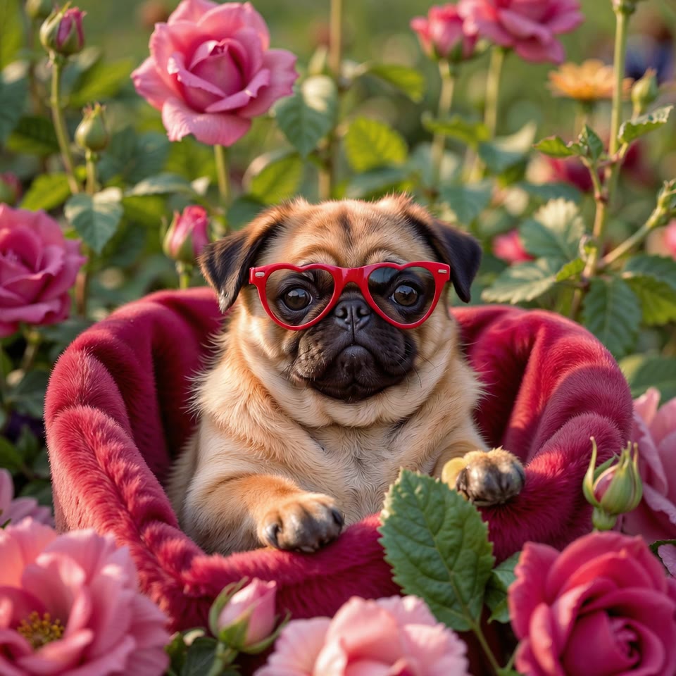 Dog - Pug 1.0 | FLUX - LORA | Tensor.Art