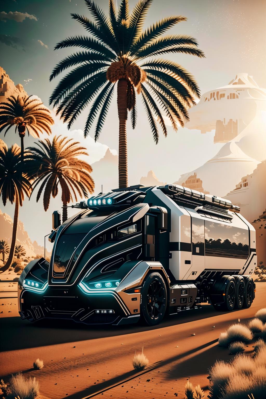 Futuristic Truck Generator Concept - v1.0 | Tensor.Art