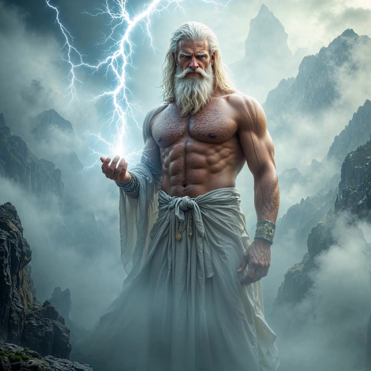 GREEK MYTHOLOGY: ZEUS BEING MIGHTY WITH THUNDER OR NOT [LORA] [FLUX ...