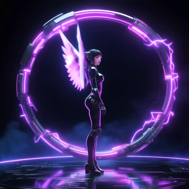 Cyber Angel Spark｜FuturEvoLab - Wan2.1｜B2 | WAN_2_1 - LORA | Tensor.Art