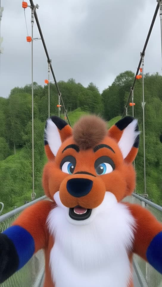 HunyuanVideo - realistic Fursuit - xavoto fox | HunyuanVideo - LORA ...