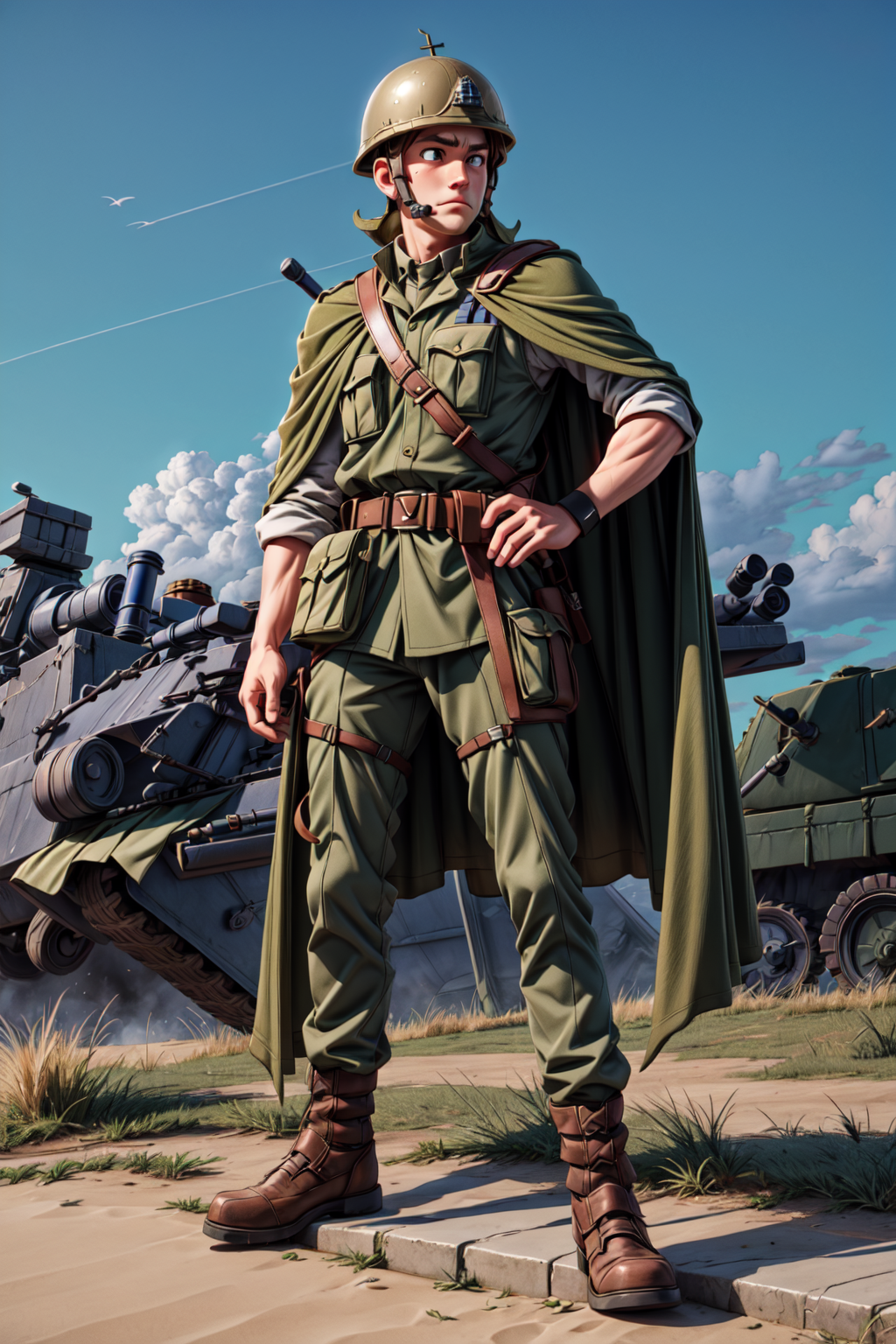 Heroic Pose Soldier