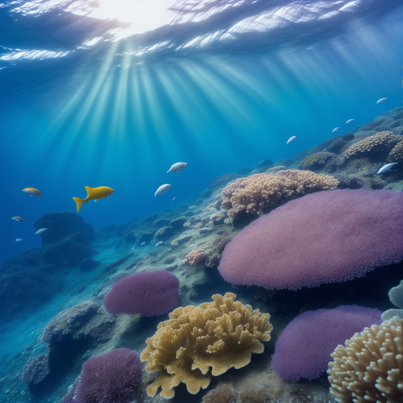 Beautiful Underwater Ocean Scenery