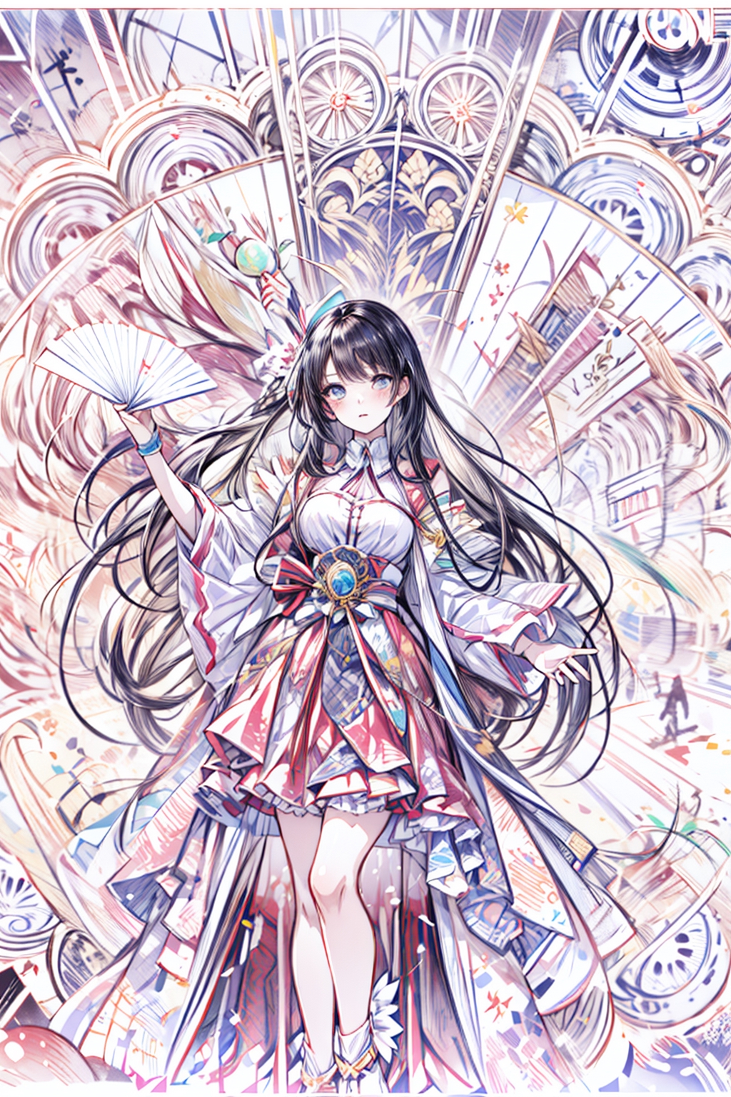 Japanese Anime Line Art