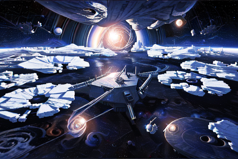 Imperial Space Station Art