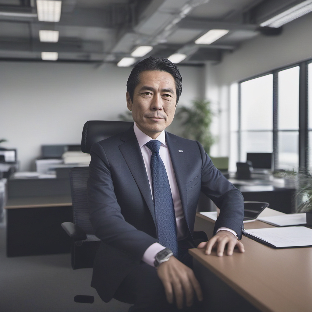 Japanese Businessman Suit