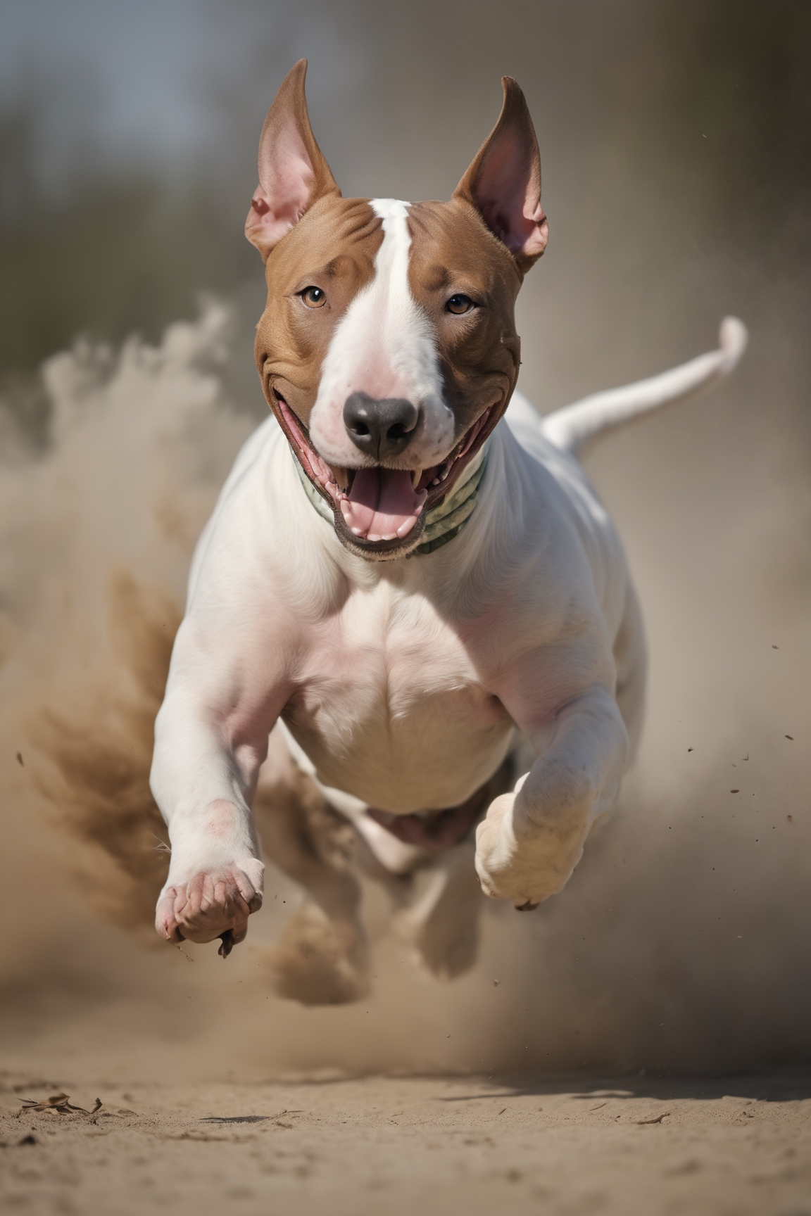 Angry Bull Terrier
