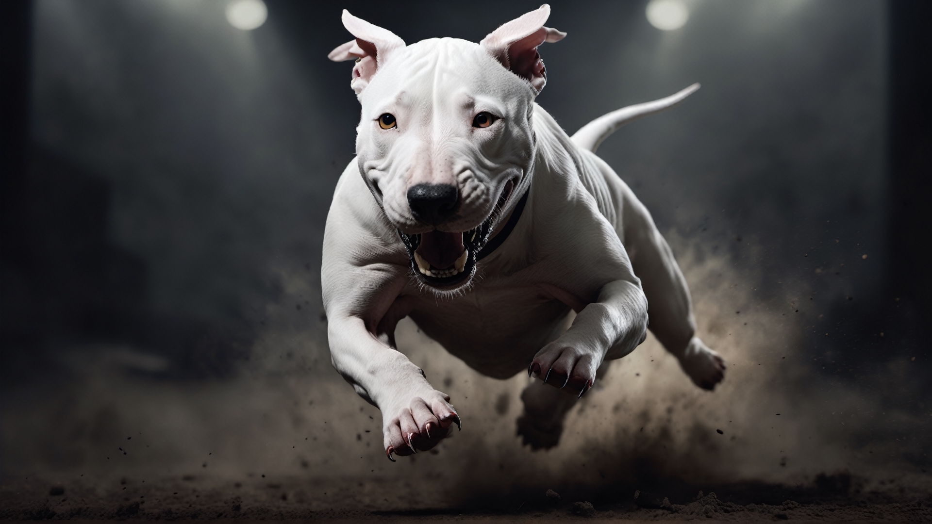 Angry Bull Terrier