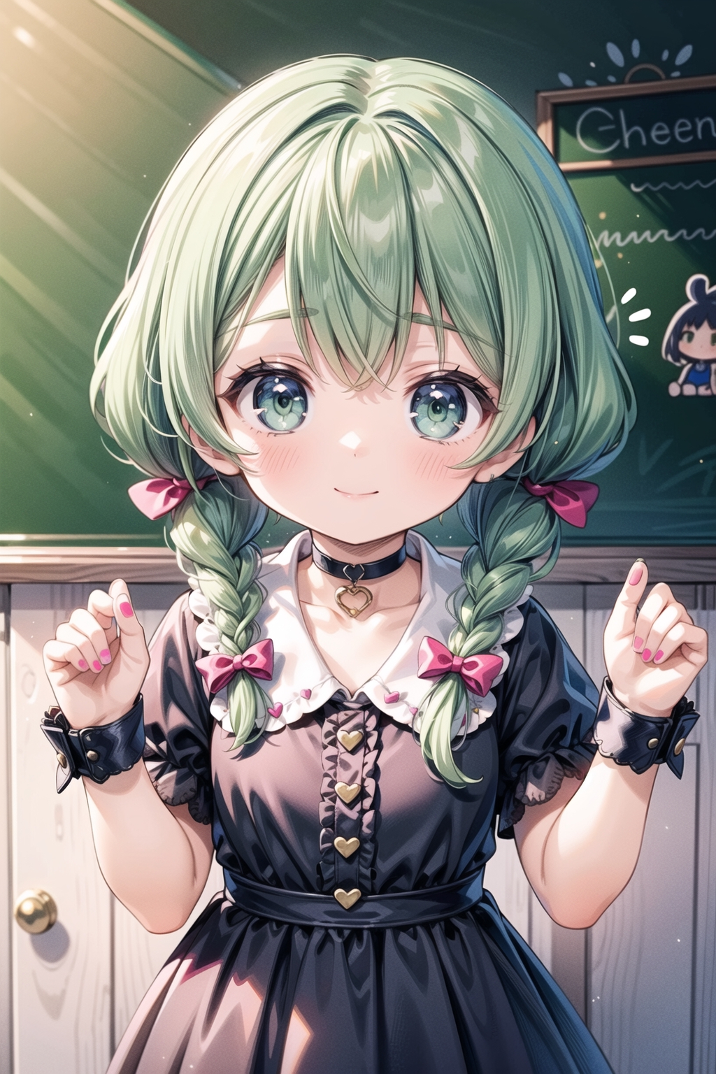 CUTE GIRL | Tensor.Art Green