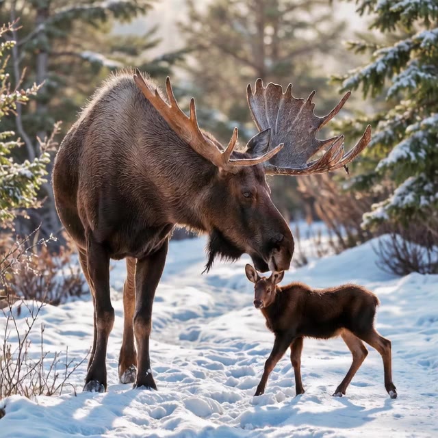 Alaskan Moose | image created by Antu2025 | Tensor.Art
